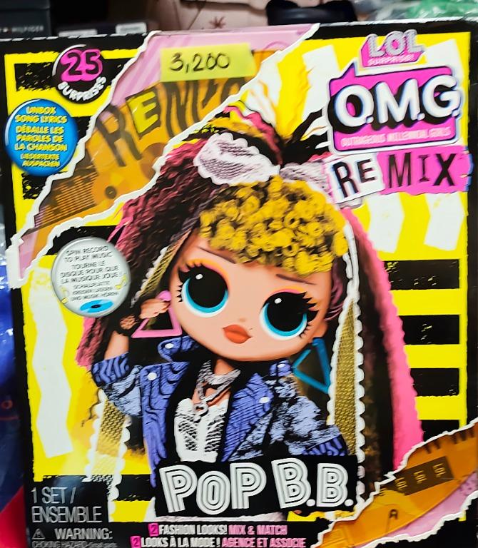 LOL Surprise OMG Remix Pop B.B. Fashion Doll, Plays Music, with Extra ...