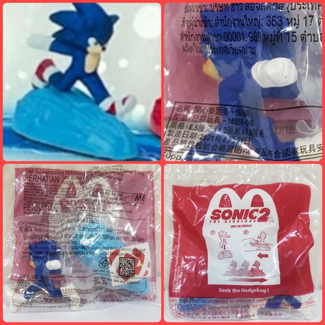 Macdonald's Happy Meal Toy Sonic The Hedgehog, Hobbies & Toys, Toys ...