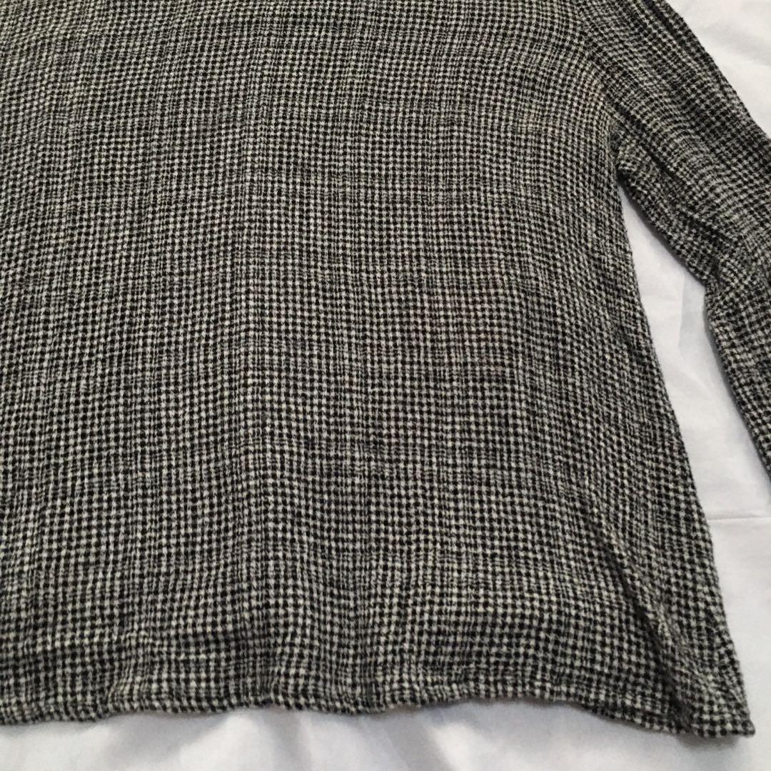 Mango Tweed Top, Women's Fashion, Tops, Longsleeves on Carousell