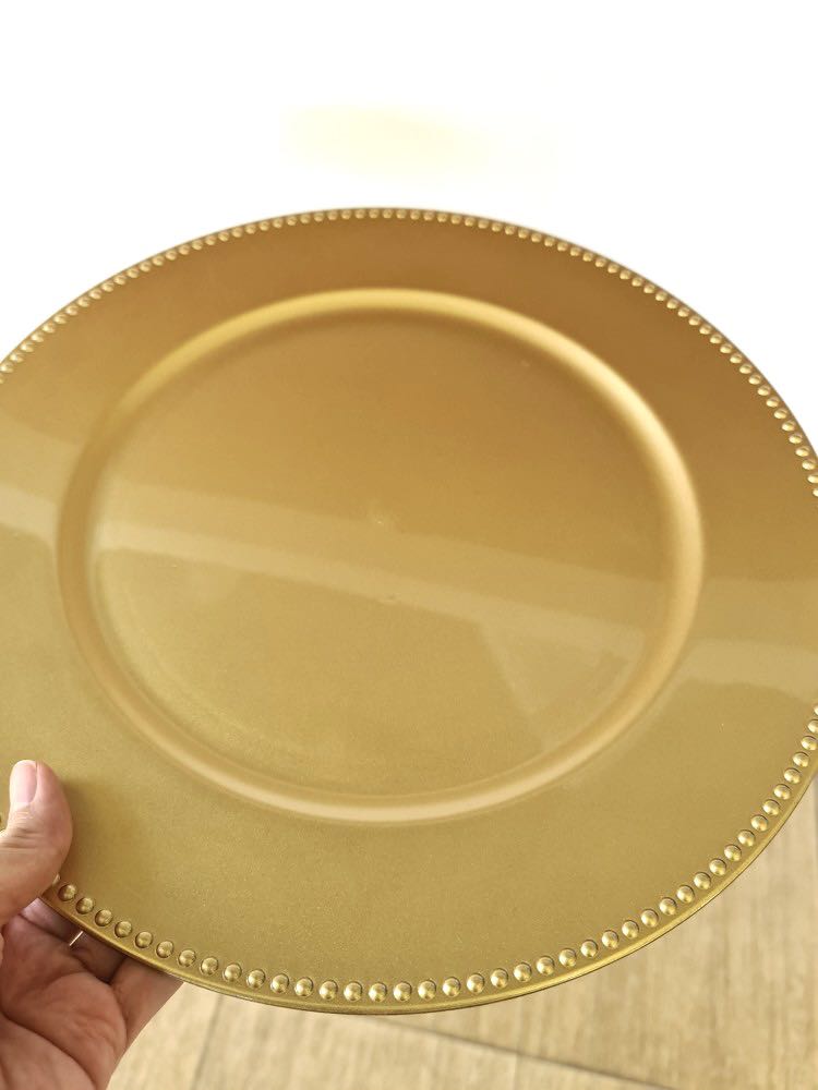 Masflex Charger Plate Set Gold, Furniture & Home Living, Kitchenware ...