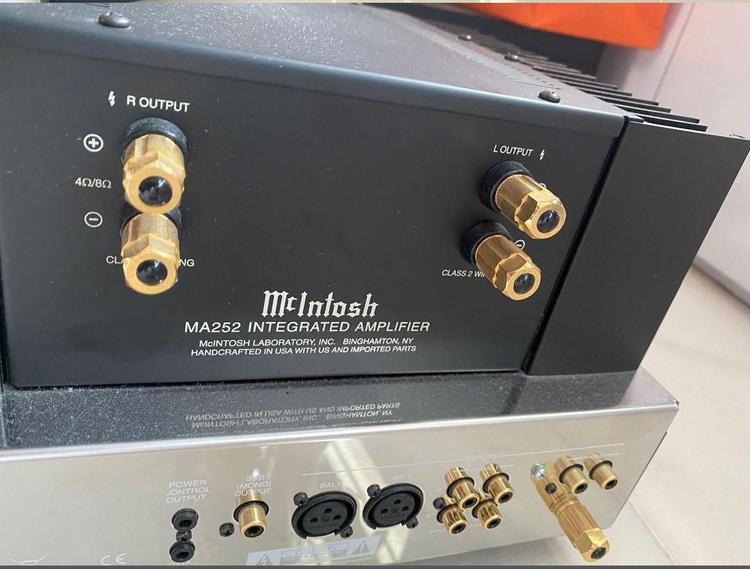McIntosh ma 252 hybrid integrated amplifier, Audio, Soundbars, Speakers ...