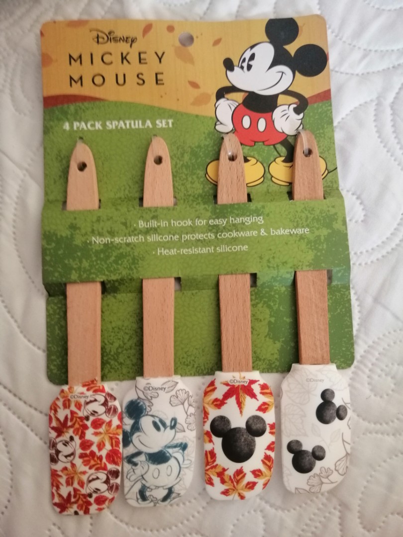 Mickey Mouse Spatula set, Furniture & Home Living, Bathroom & Kitchen ...