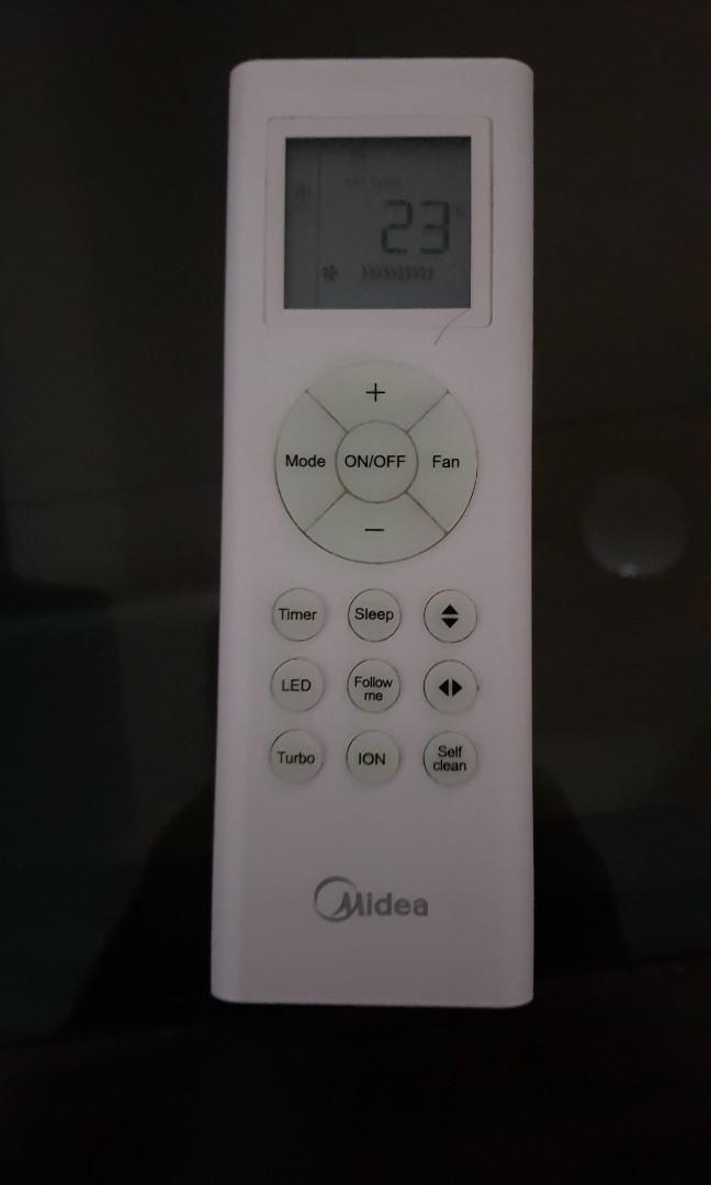 Midea air con remote control, TV & Home Appliances, Air Conditioners ...