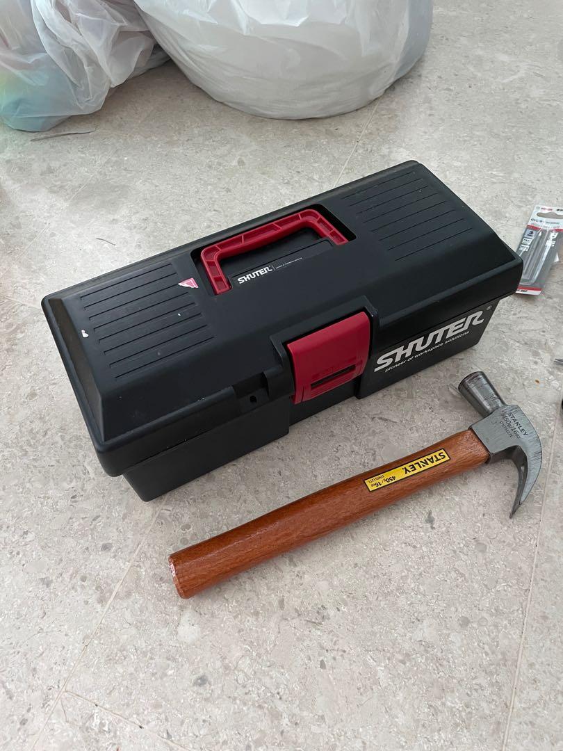 Mixed tools and tool box, Furniture & Home Living, Home Improvement ...