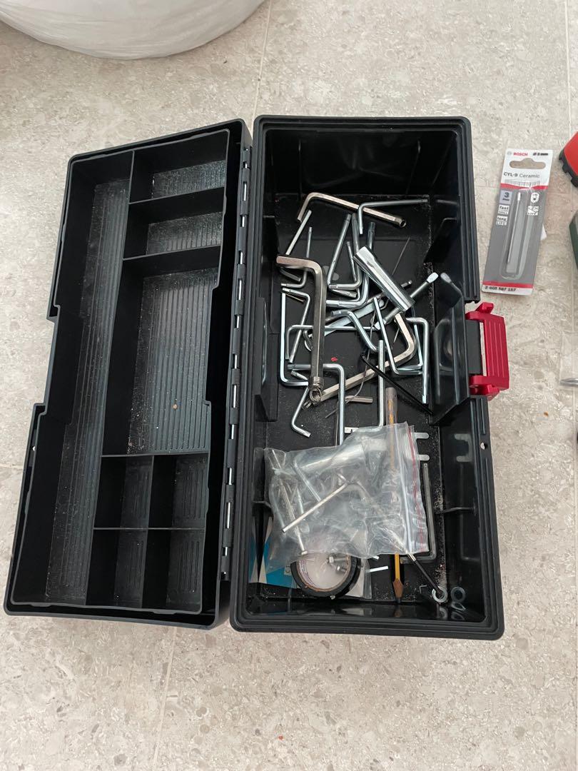 Mixed tools and tool box, Furniture & Home Living, Home Improvement ...