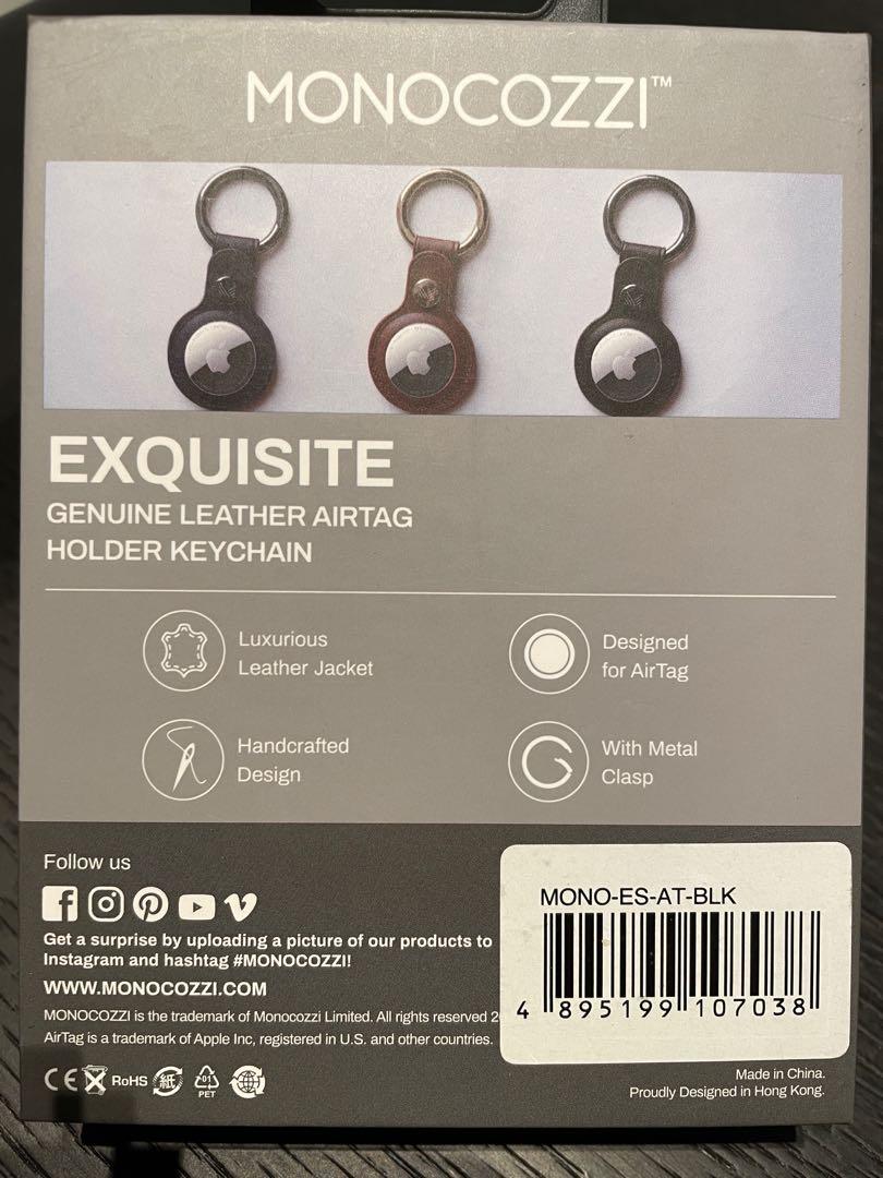 MONOCOZZI leather AirTag keychain holder, Mobile Phones & Gadgets ...