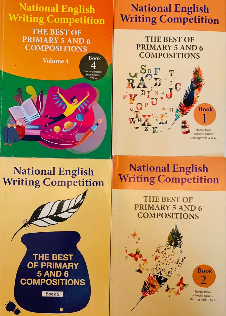 National English writing competition (p5 & 6), Hobbies & Toys, Books ...