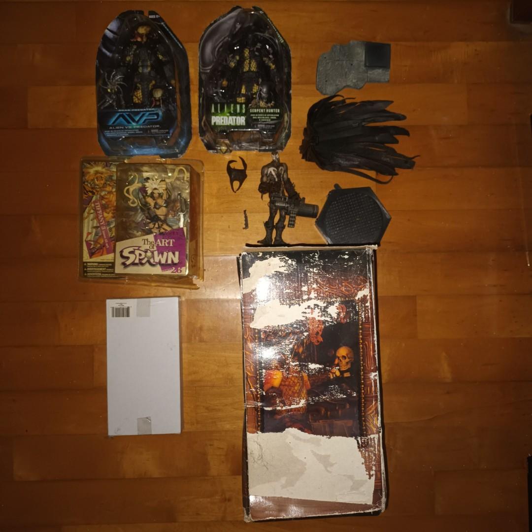 放售neca mcfarlane predator spawn 共6款 絕對不散 絕對正版, 興趣及遊戲, 玩具 & 遊戲類 - Carousell