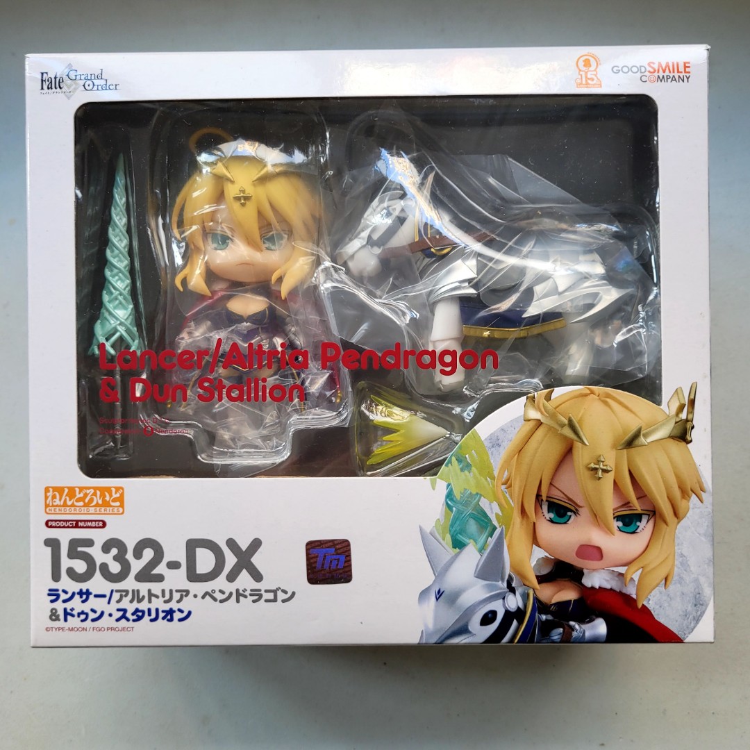 Nendoroid Lancer / Altria Pendragon & Dun Stallion 1532-DX Fate Grand Order Good Smile, Hobbies ...