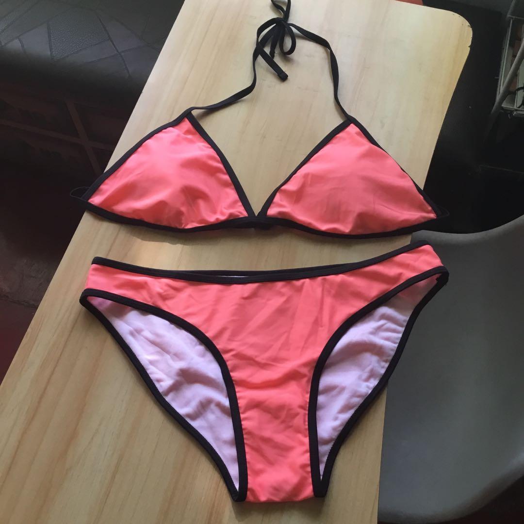 Neon Two Piece Bikini, Women's Fashion, Swimwear, Bikinis & Swimsuits ...
