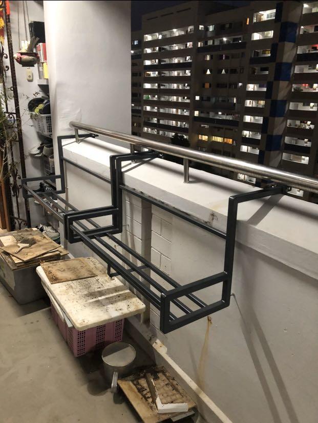 New Flower Plant Rack for HDB, Furniture & Home Living, Gardening, Pots ...