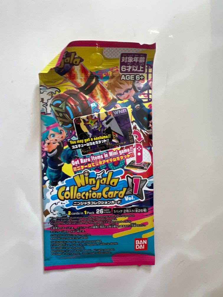Ninjala collection card vol. 1, Hobbies & Toys, Toys & Games on Carousell