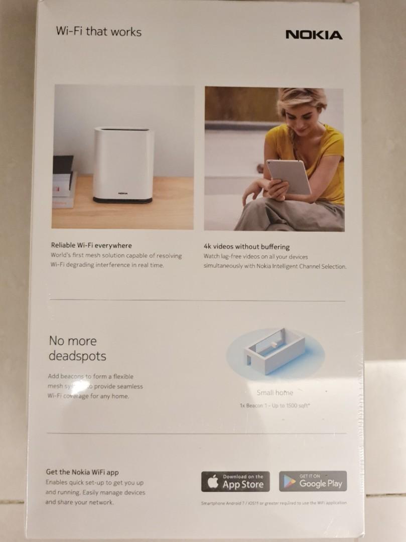 Nokia WiFi Beacon 1 (Starhub Smart WiFi), Computers & Tech, Parts ...