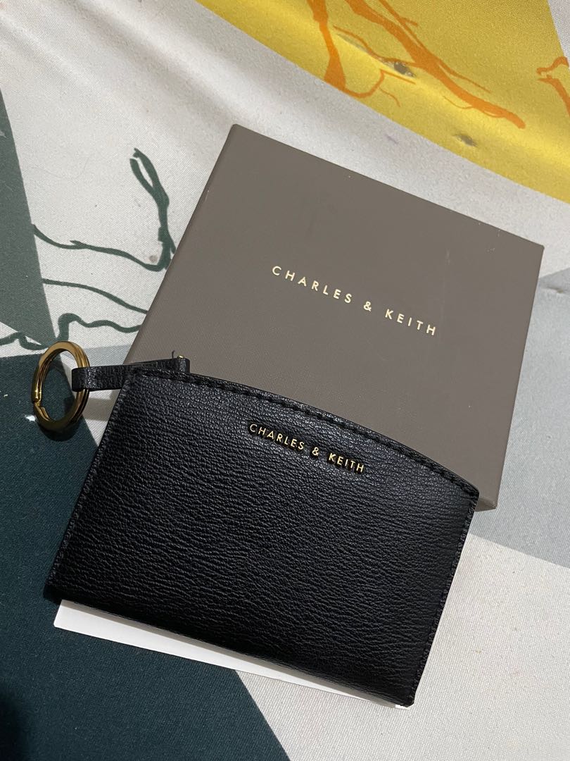 Preloved: Original Charles & Keith Card holder with coin purse, Women's ...