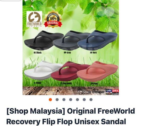 Original FreeWorld Recovery Slippers - green, Women's Fashion, Footwear ...