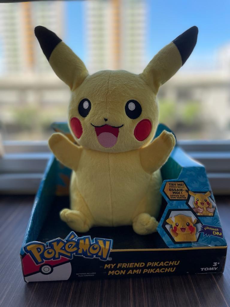 Pokemon Pikachu Talking Plush, Hobbies & Toys, Toys & Games on Carousell