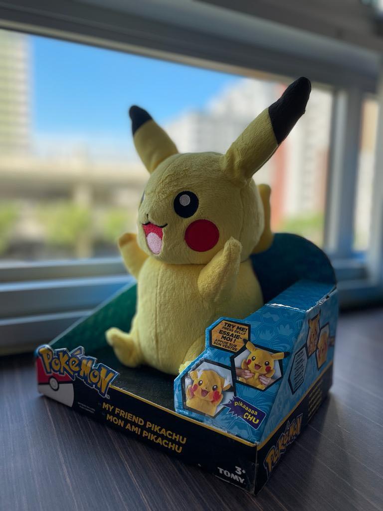 Pokemon Pikachu Talking Plush, Hobbies & Toys, Toys & Games on Carousell