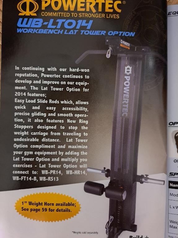 Powertec gym machine, Sports Equipment, Exercise & Fitness, Cardio ...