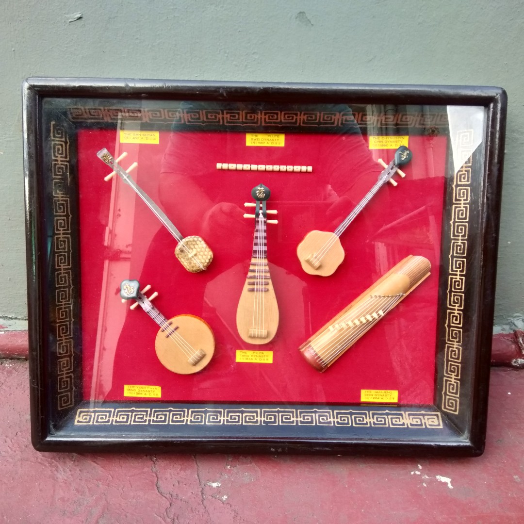 Rare Musical Instruments Frame, Furniture & Home Living, Home Decor ...