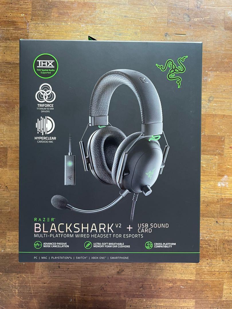 RAZER BLACKSHARK V2 USB SOUND CARD, Audio, Headphones & Headsets on ...
