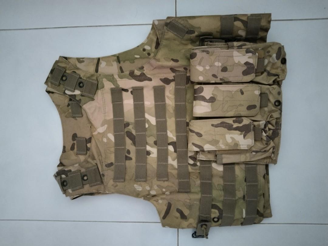REPLICA Military tactical vest FSBE type Army body armor with plates ...
