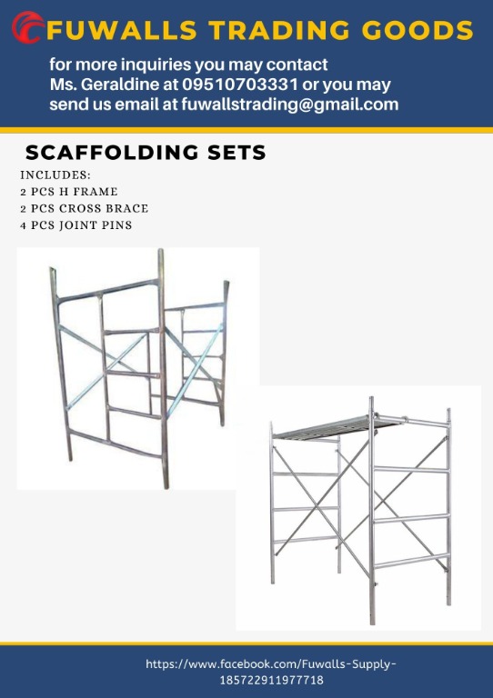SCAFFOLDING SETS ( Schedule#20), Furniture & Home Living, Home ...