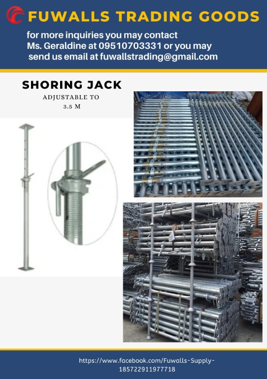 Shoring Jack ( Adjustable3.5), Furniture & Home Living, Home ...
