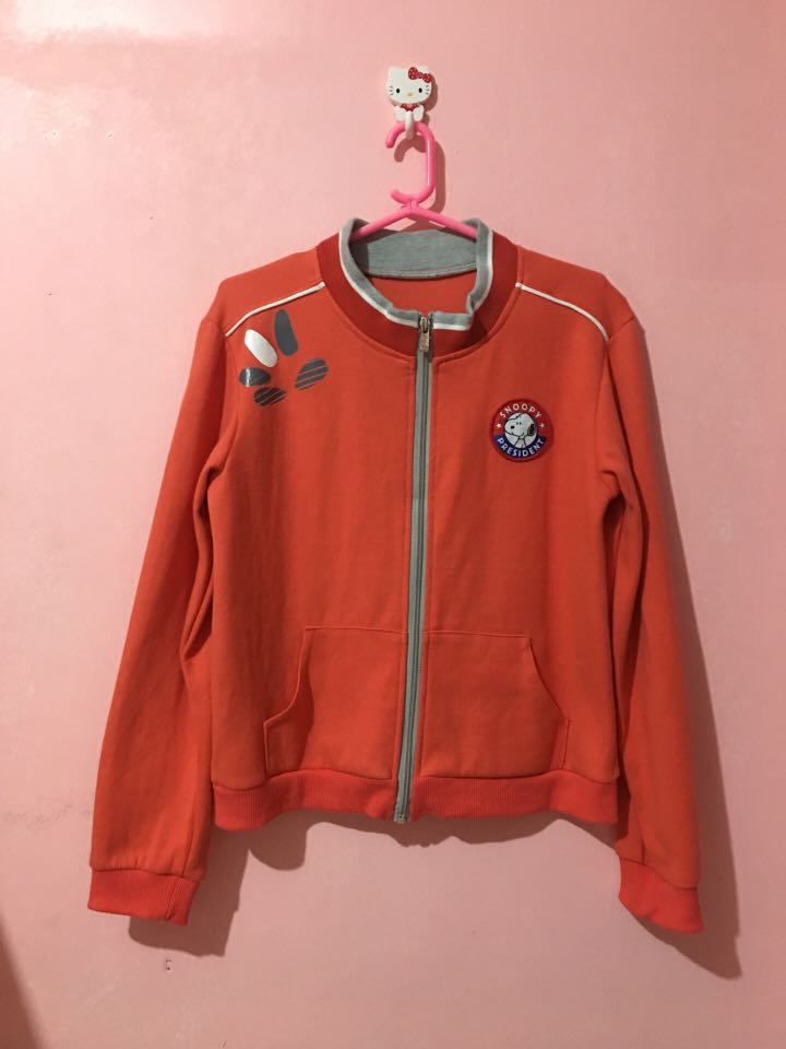 Snoopy Peanuts Jacket, Women's Fashion, Coats, Jackets and Outerwear on ...