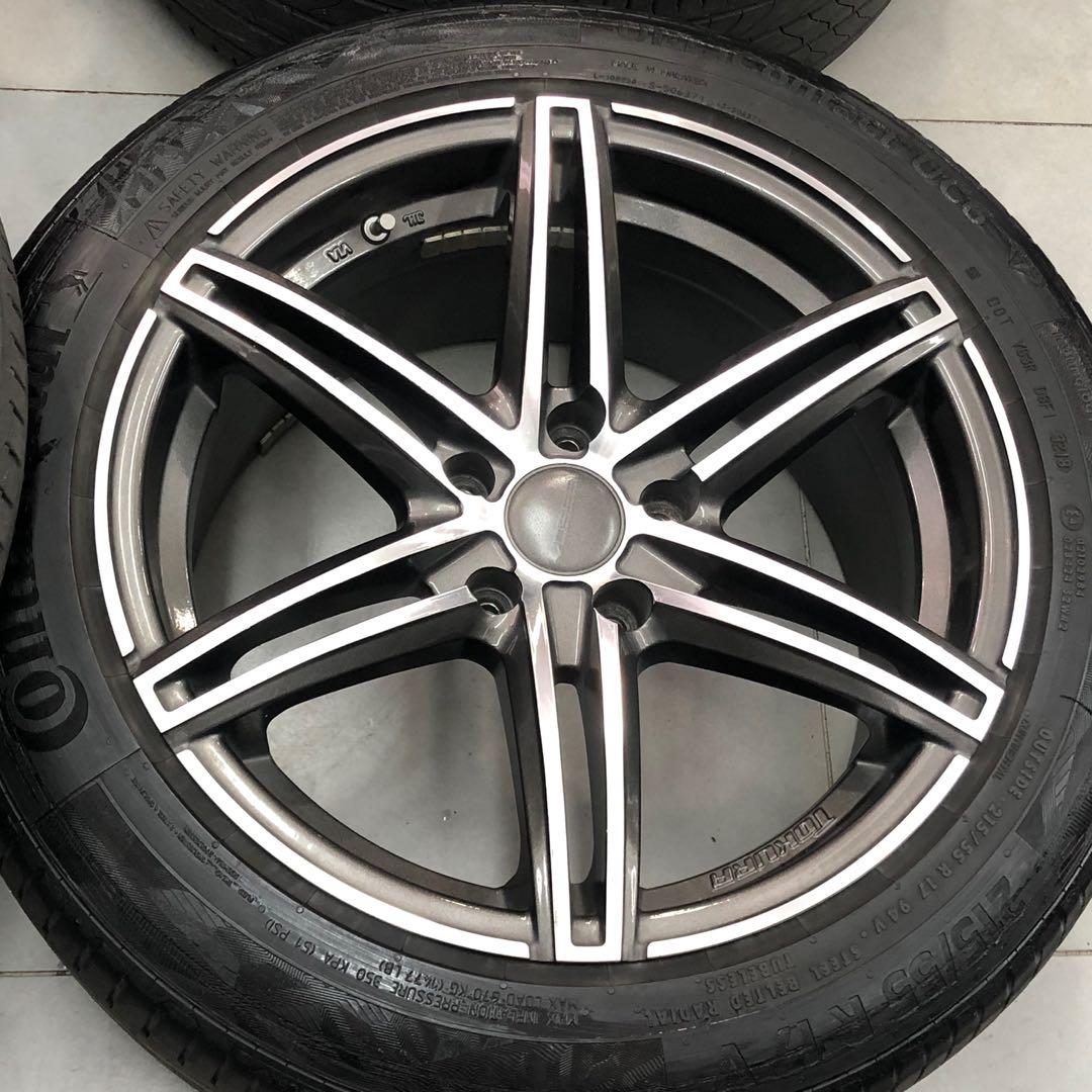 Sport Rim Vossen Tokura 17x9JJ 5x114, Auto Accessories on Carousell