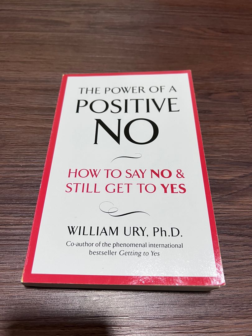 The power of positive no, Hobbies & Toys, Books & Magazines, Fiction ...