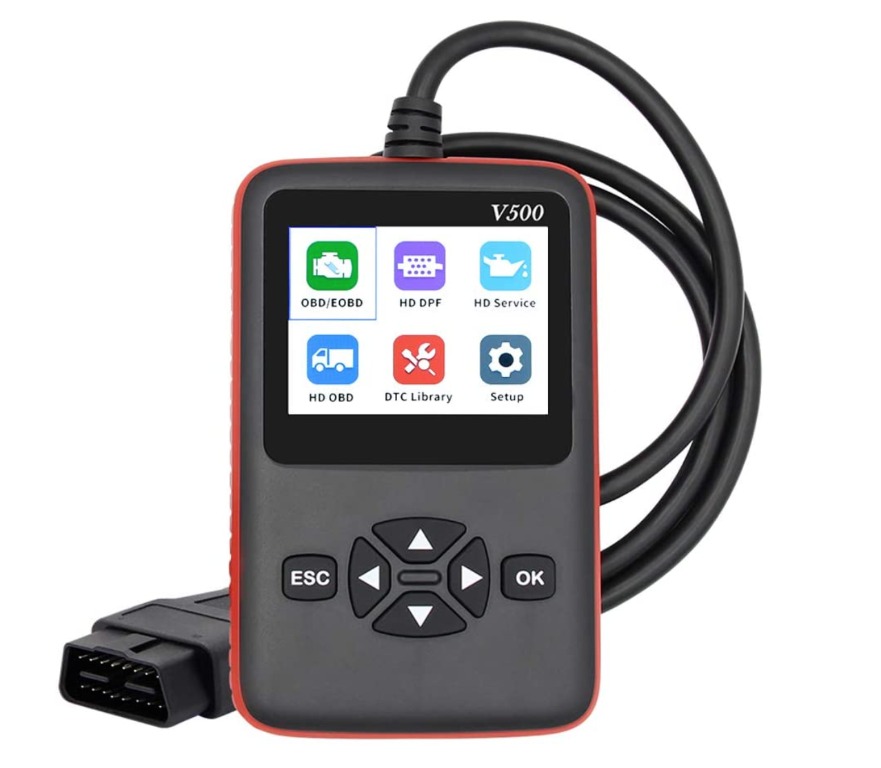 V500 OBD Car/Truck Diagnosis CR-HD Device Heavy Duty Truck Diagnostic ...