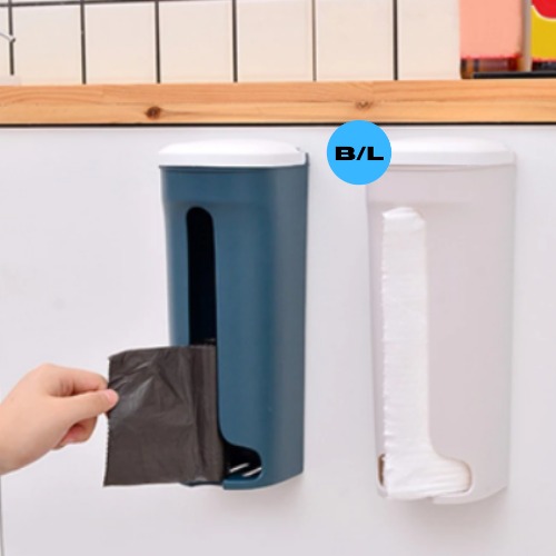 WALL MOUNTED PLASTIC BAG DISPENSER, Furniture & Home Living, Bathroom ...