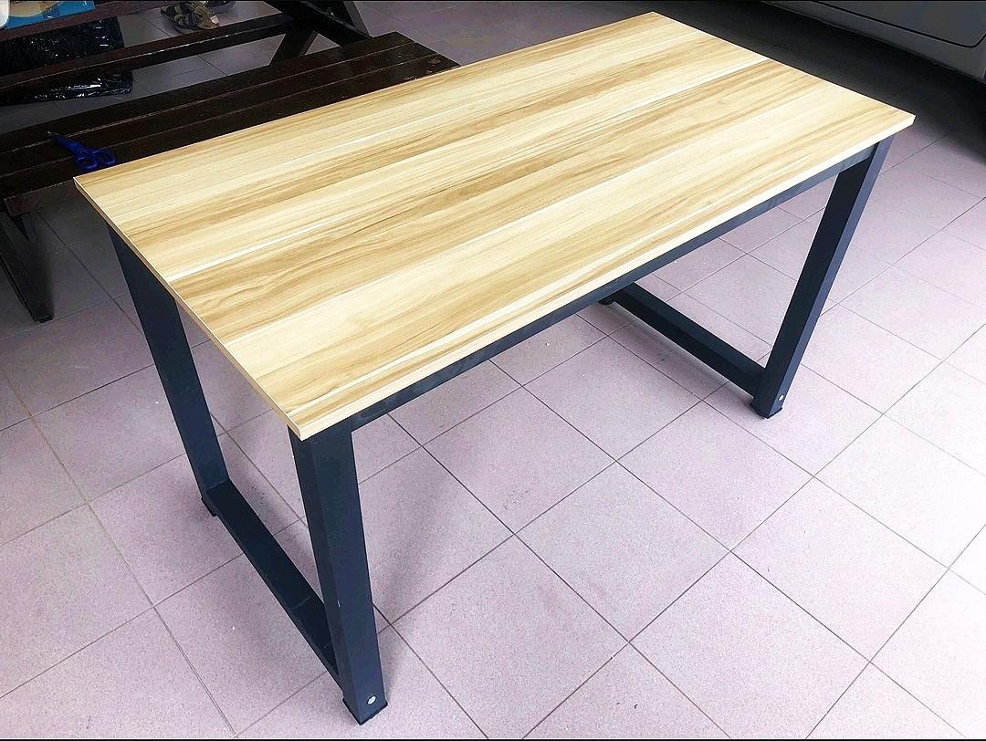120cm Computer Table Meja Komputer Meja Makan Meja Ofis Office Table ...