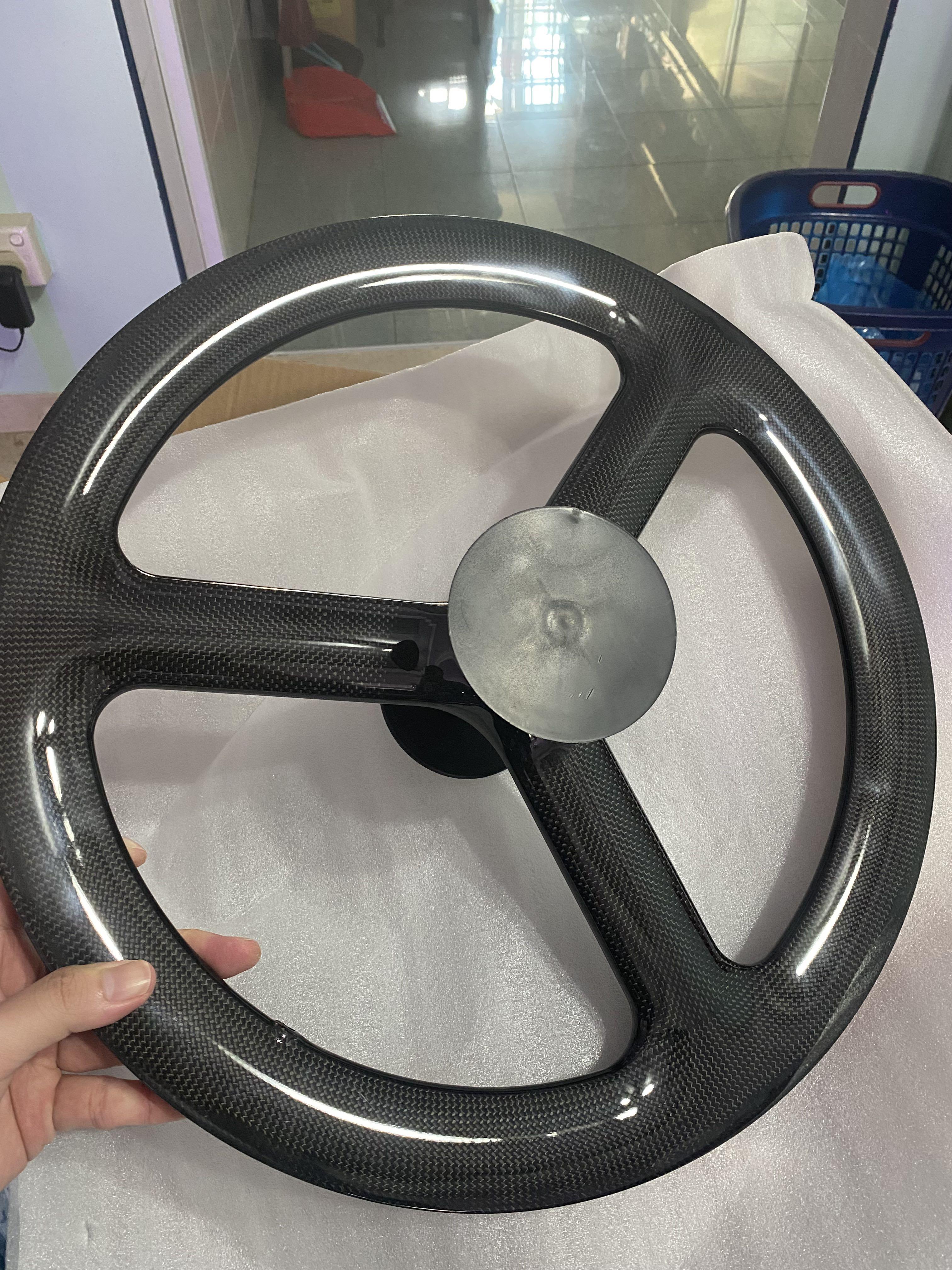 🔥IN STOCK SALE 20 Inch 406/451 3K Glossy / Marble Carbon Tri Spoke Disc ...