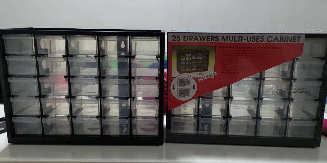 25 drawers multi use cabinet, Furniture & Home Living, Home Improvement ...