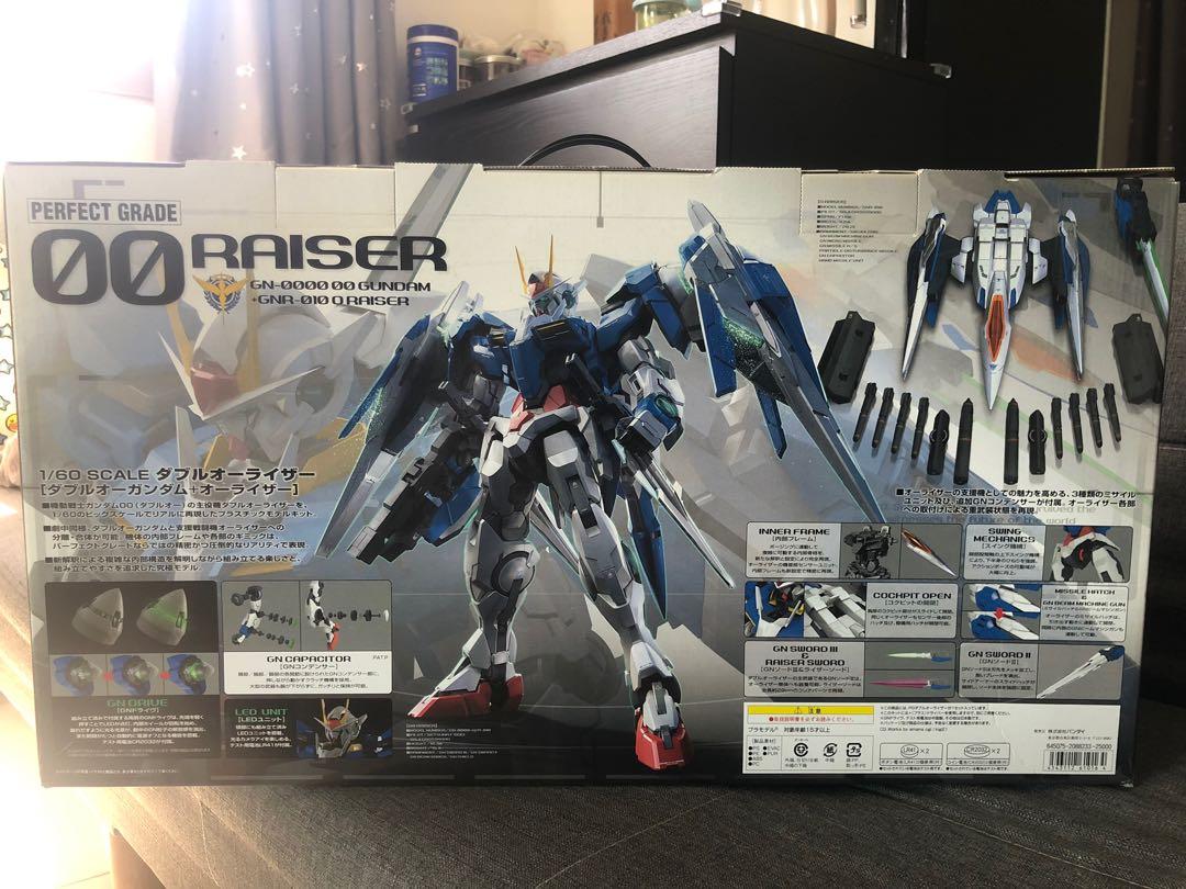 高達模型 Gundam 00 Raiser Perfect Grade 初回購入特典 color clean body BanDai, 興趣及 ...