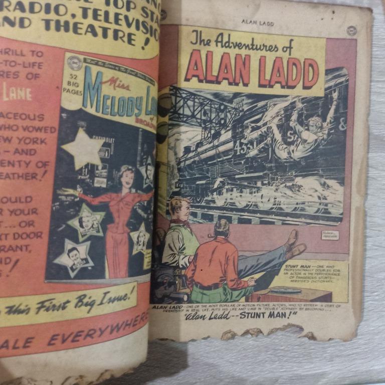 Action #166 (1952) + Adventure of Alan Ladd - Poor 0.5, Hobbies & Toys ...