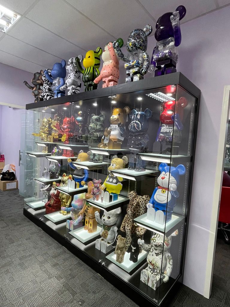 Adjustable shelf display cabinet, Furniture & Home Living, Furniture ...