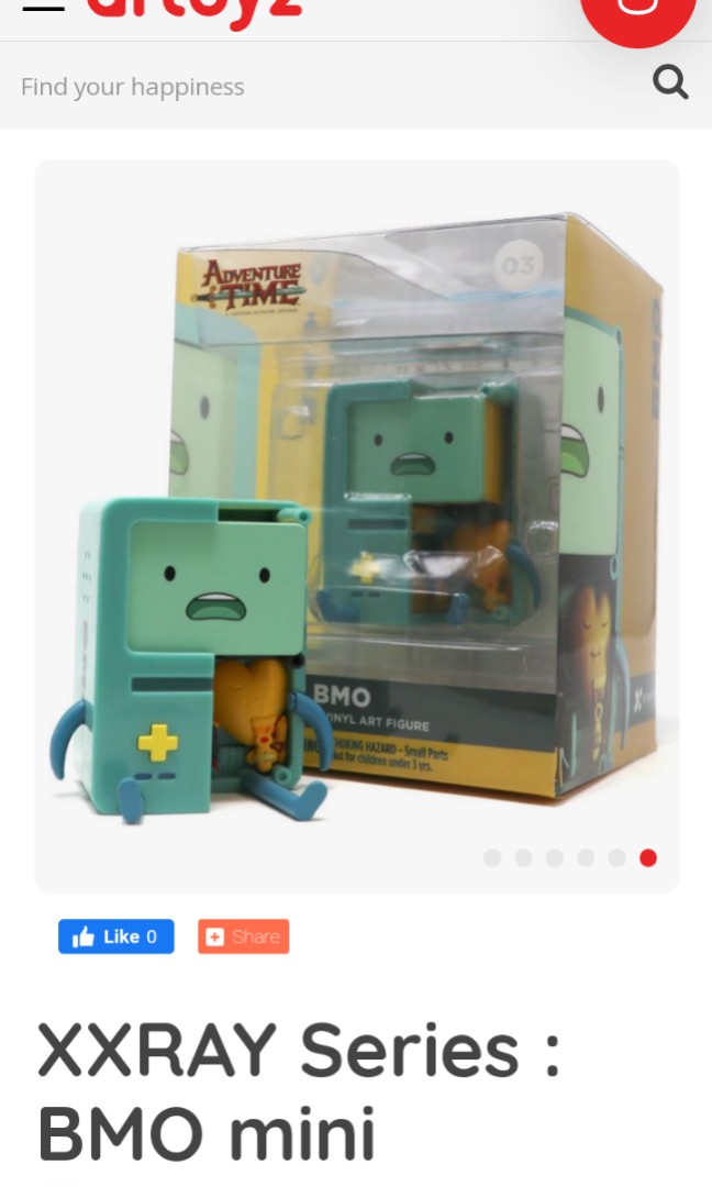 Adventure Time BMO Xxray, Hobbies & Toys, Toys & Games on Carousell