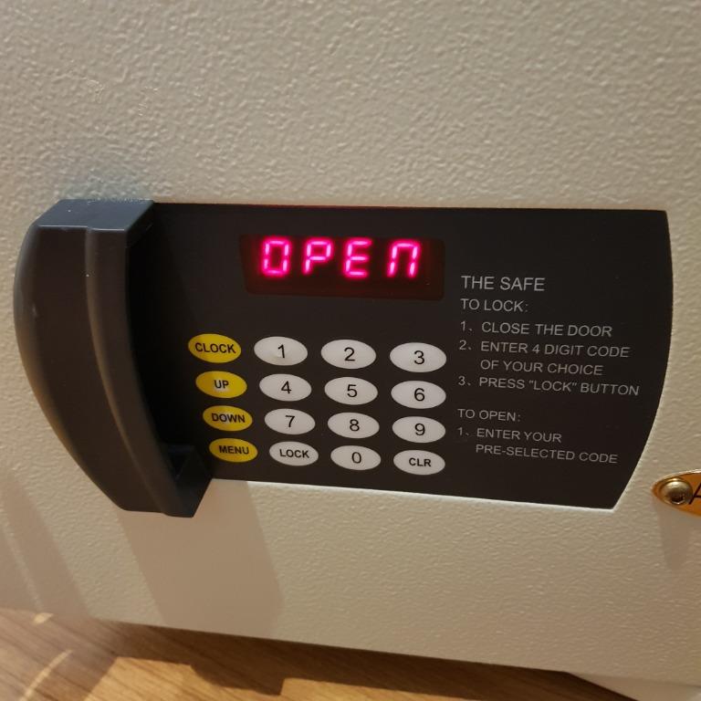 ALPHAMAX Safe Security Safety Box With Electronic Keypad White ...