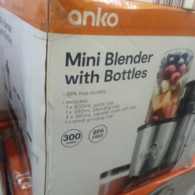 ANKO MINI BLENDER WITH BOTTLES, TV & Home Appliances, Kitchen ...