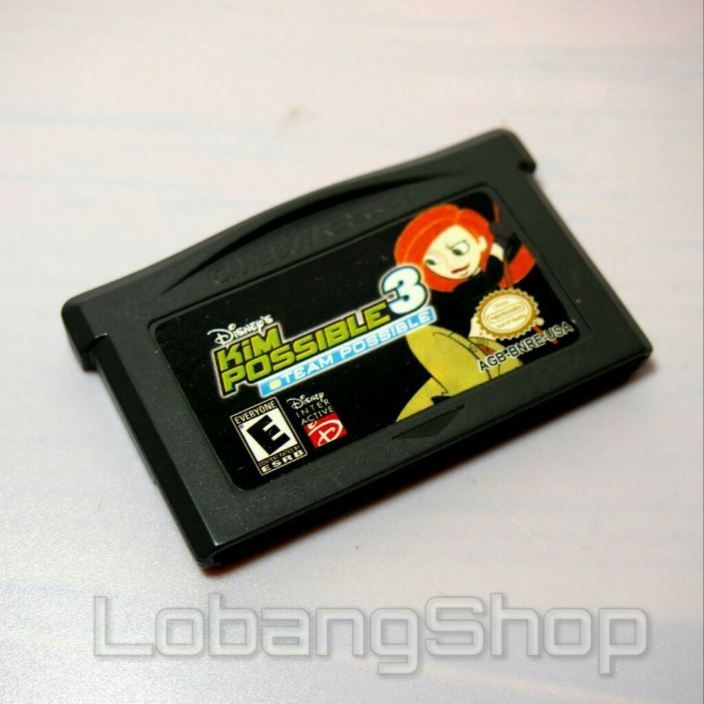 Authentic Kim Possible 3 Team Possible Game Cartridge for Nintendo Game ...