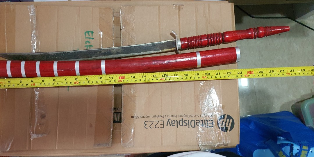 Authentic Traditional Siam Blade/Muay Thai Sword, Hobbies & Toys ...