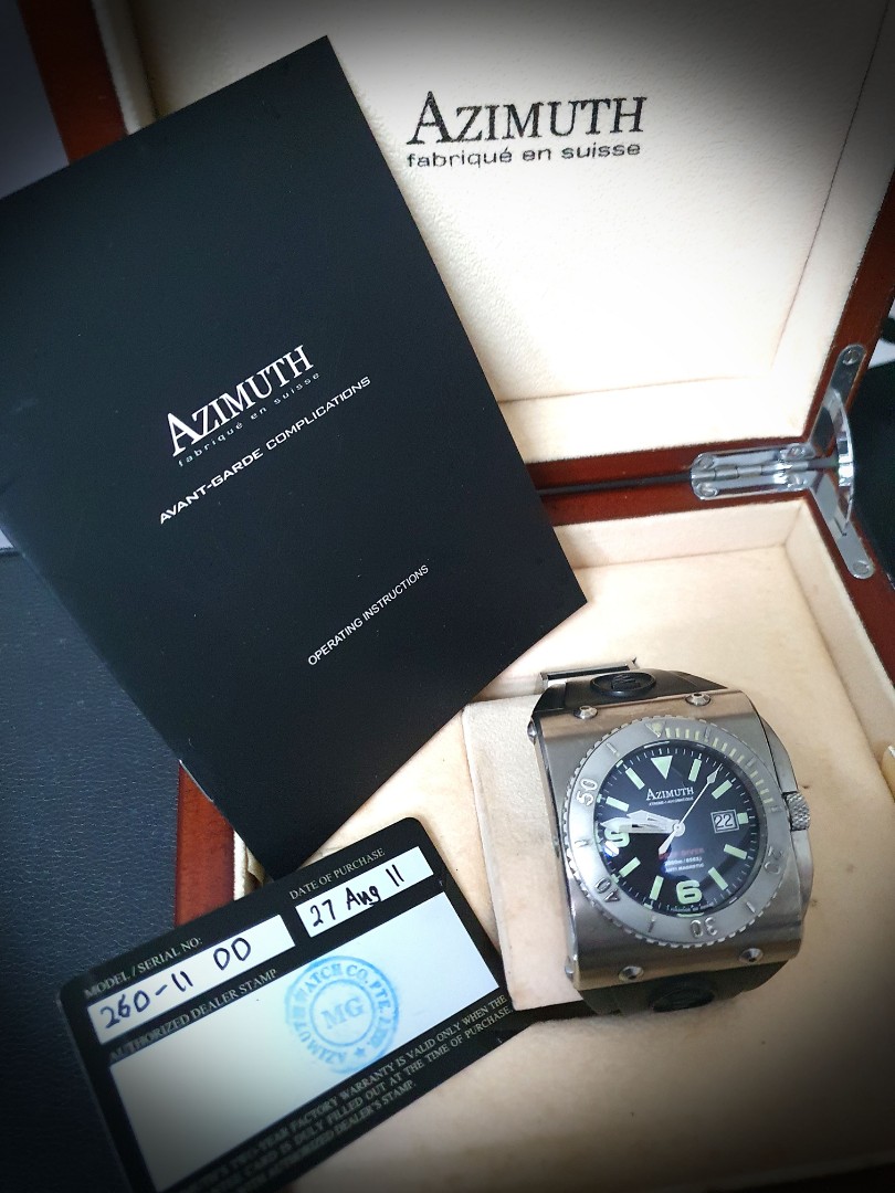 Azimuth, Luxury, Watches on Carousell