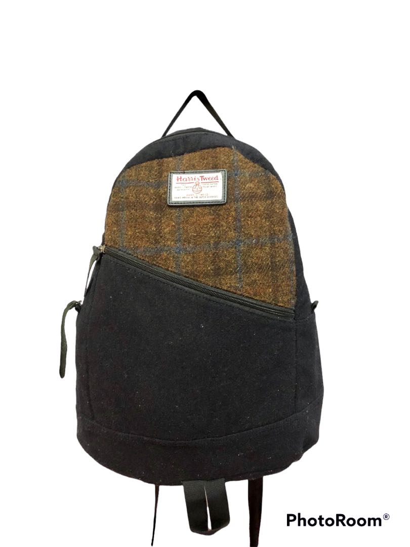Backpack HARRIS TWEED, Men's Fashion, Bags, Backpacks on Carousell