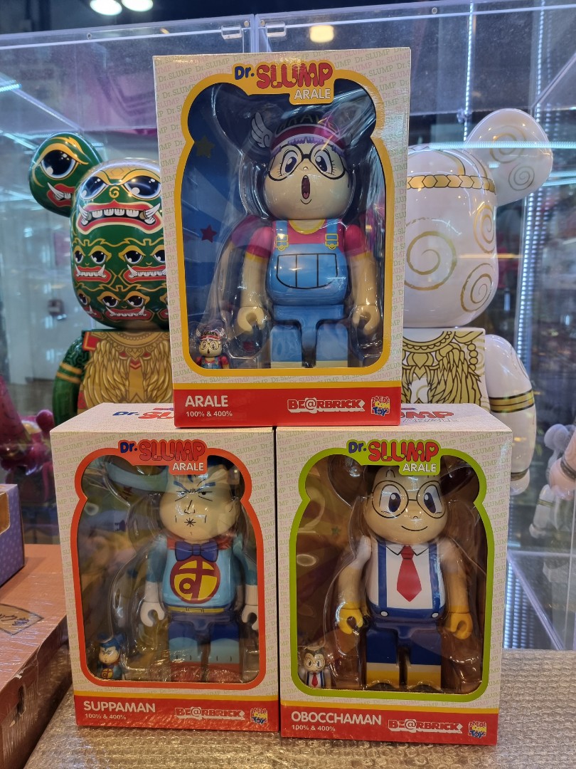 Bearbrick Dr. Slump Arale 100%+400%, Hobbies & Toys, Toys & Games on ...