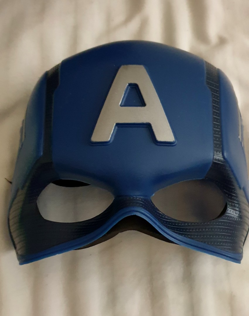 Captain America Mask Headgear, Hobbies & Toys, Toys & Games on Carousell