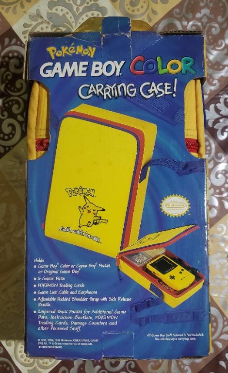 (Case)Gameboy Color Carrying Case Pokemon Edition, Video Gaming, Video ...