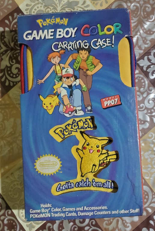 (Case)Gameboy Color Carrying Case Pokemon Edition, Video Gaming, Video ...