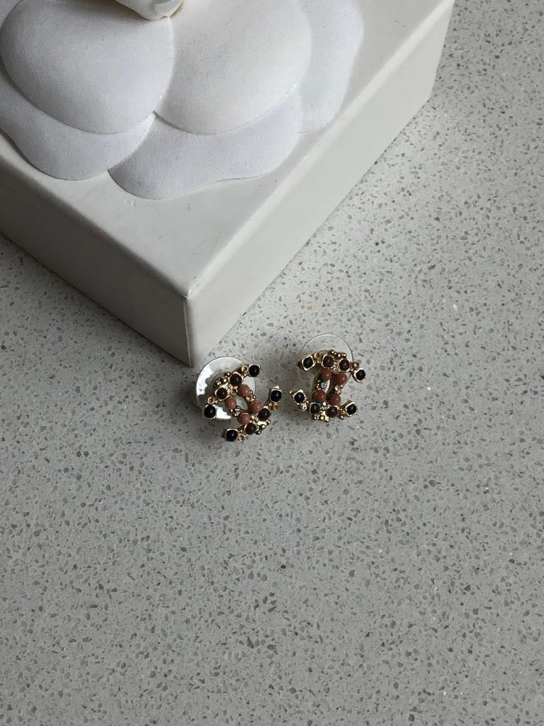 Chanel Beaded Earrings, Luxury, Accessories on Carousell